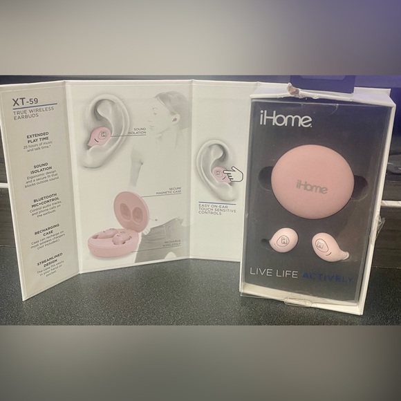 iHome | Other | Ihome Xt59 True Wireless Earbuds With Charging Case Nib ...